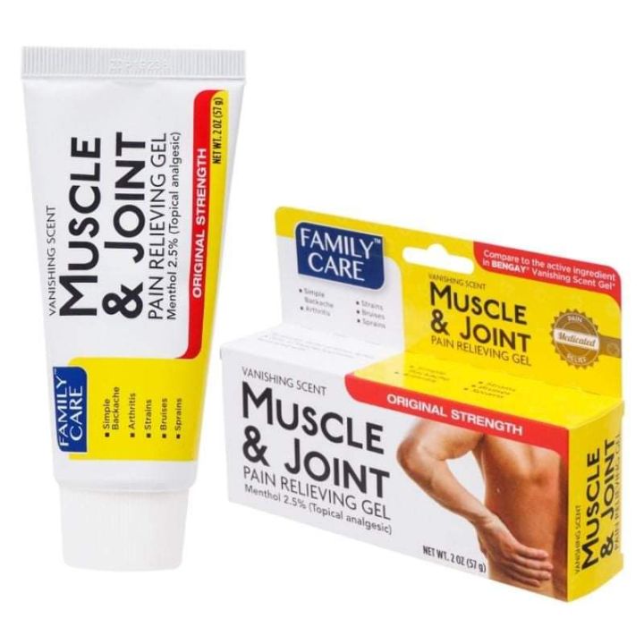 Family Care Vanishing Scent Muscle & Joint Pain Relieving Gel (57 g ...