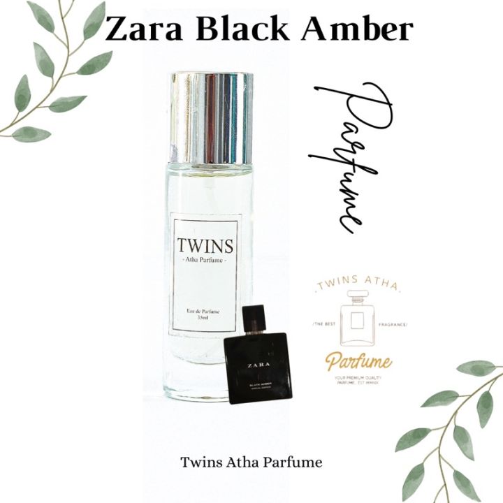 Zara Black Amber | Parfume premium | Twins Atha Parfume | 35ml | Lazada ...