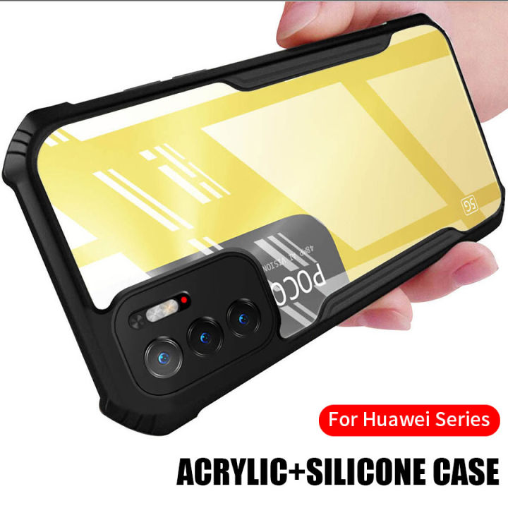 Acrylic Airbag Shockproof Phone Case for Xiaomi Redmi Note 14 12 Pro Plus 12S 4G 12 Turbo Redmi ...