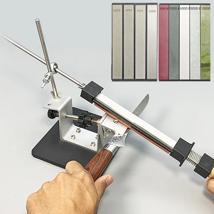 เครื่องเหลาที่ลับสำหรับงานครัวมืออาชีพแบบมีมุมคงที่ปรับปรุงระบบมัลติฟั ...