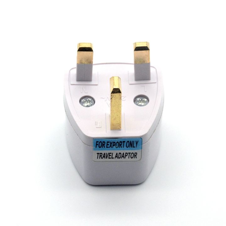 Universal UK British Plug Adapter USA Euro Europe US/AU/DE/EU to UK British alternating current ...