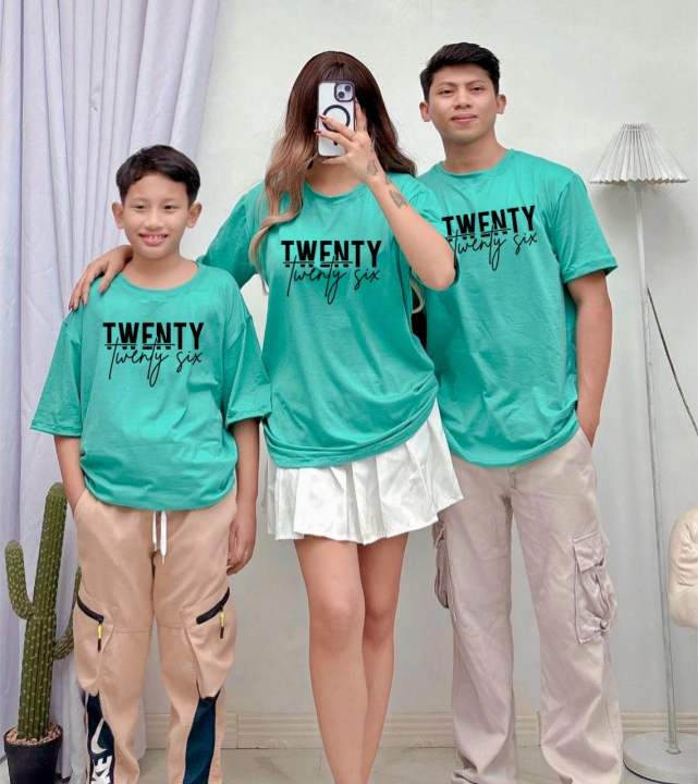 NEW YEAR FAMILY T-SHIRT COLOR OF THE YEAR TRANSFORMATIVE TEAL ...
