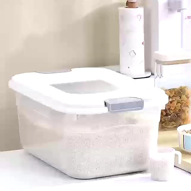 5-20kg Rice Box/Rice Bucket Insect Proof Moisture Grain Storage Rice ...