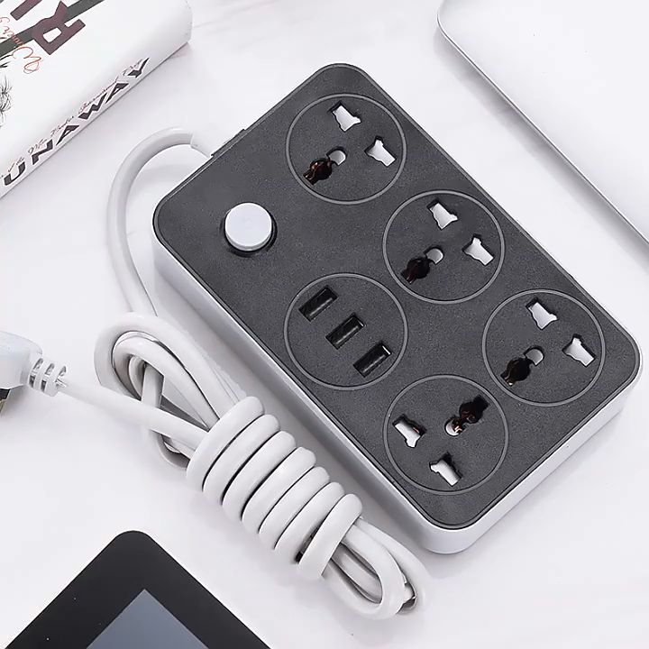 3 Usb Port 6 Universal Power Strip Extension Plug Power Socket Electric Sockets Extension Cords