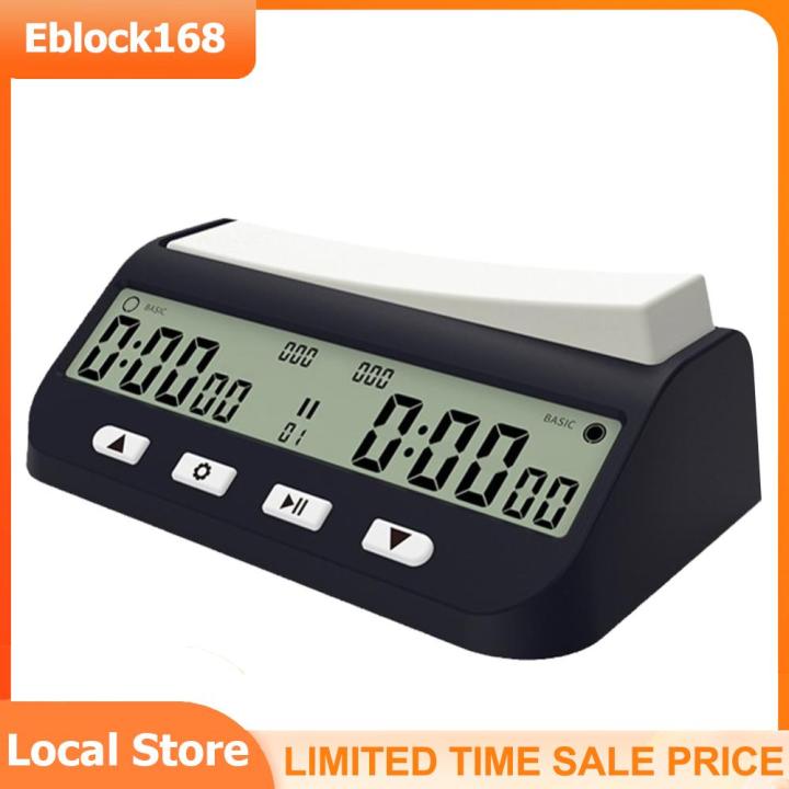 International Chess Clock Timer Digital Count Down Up Chess Game Stopwatch | Lazada PH