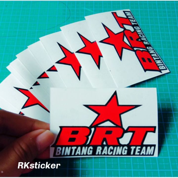STICKER BRT STICKER CUTTING BINTANG RACING TEAM | Lazada Indonesia