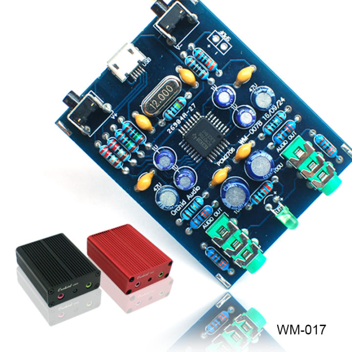 Pcm2706 Fancier Grade Audio DAC Sound Card Decoder Pcm2706c Headphone ...