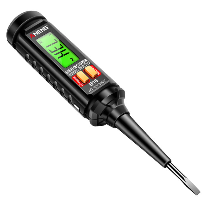 Electrical Live Wire Tester 12V-300V Digital Non-Contact Voltage ...