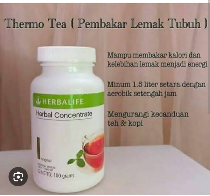 Teh Pembakar Lemak Thermo tea Herbal concentrate tea original | Lazada ...