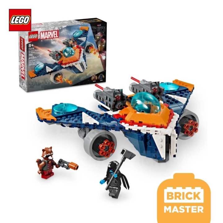 Lego 76278 Marvel Rocket's Warbird vs. Ronan Guardians of the galaxy ...