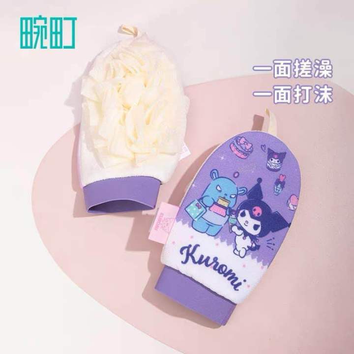 Bath Sponge Body Scrub Bathroom Balls Kuromi Cinnamoroll My Melody Lazada Ph
