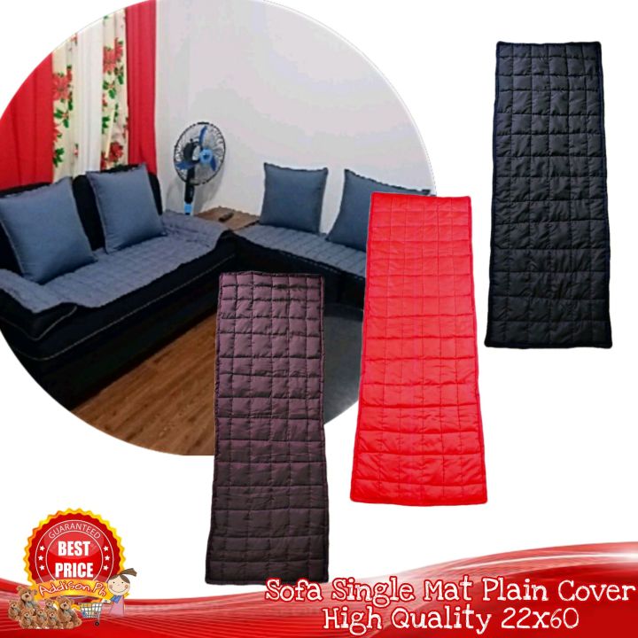Sofa Single Mat / Long Mat Cover / Plain Color (22x62) | Lazada PH