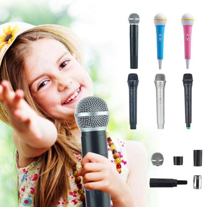 Microphone Prop Play Plastic Mics Toy Microphone Speech Practice ...