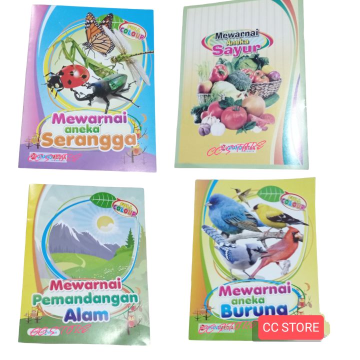 Buku Edukasi Belajar Mewarnai Coloring Book Anak Tk Sd Paud | Lazada ...