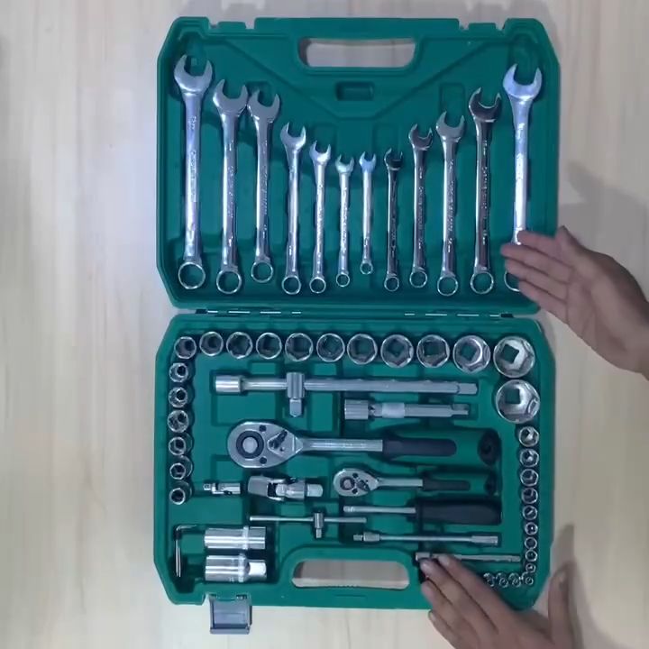 ISKU Tools Kunci Shock Set 61pcs Kunci Bengkel Motor Komplit ...