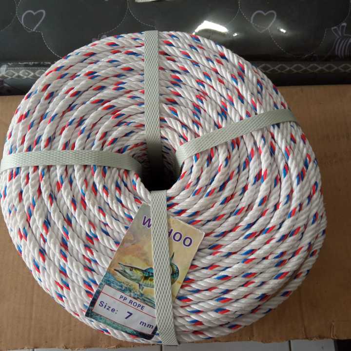 1 Roll Tali Tambang 7mm ±220Meter / Tali Tampar 7mm PPD 50 Meter / Tali ...