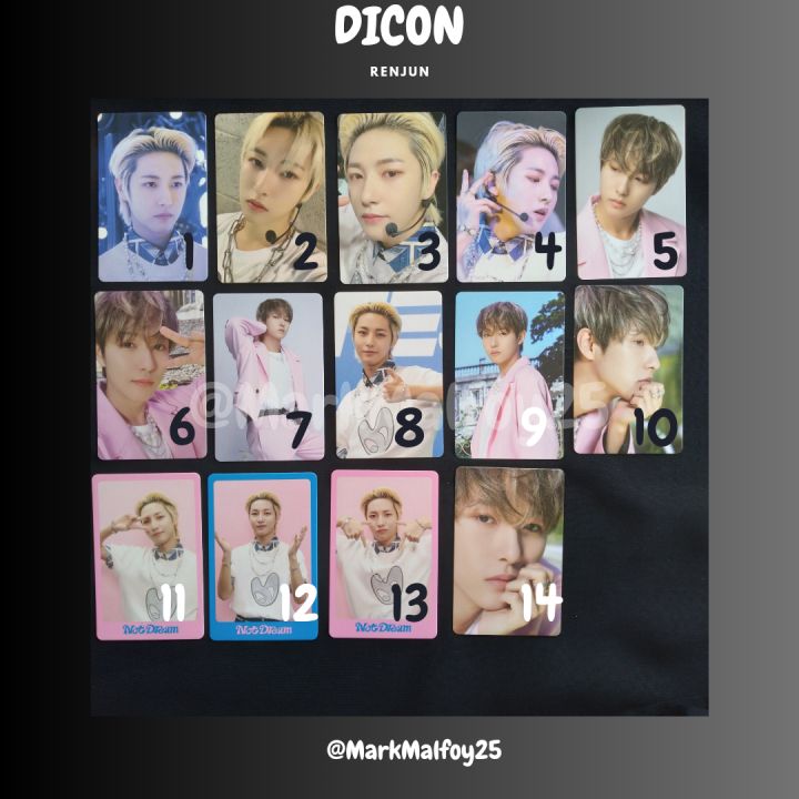 Photocard Official DICON NCT DREAM Renjun | Lazada Indonesia