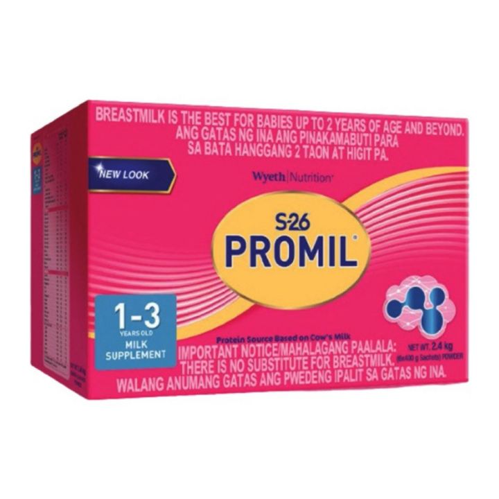 S-26 PROMIL THREE 2.4kg for 1-3 Years Old Milk Supplement | Lazada PH