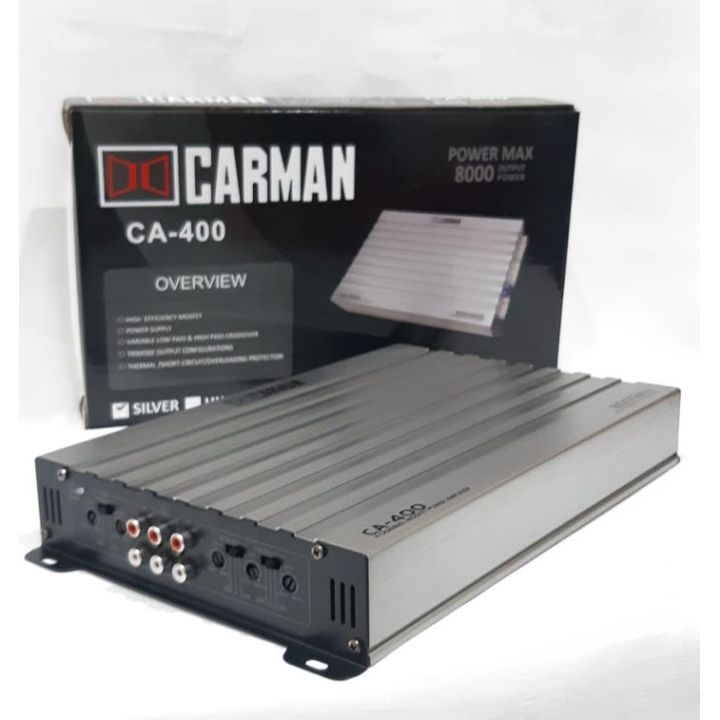 Power amplifier CARMAN CA-400 mosfet 4 channel MAX 8000 watt high ...