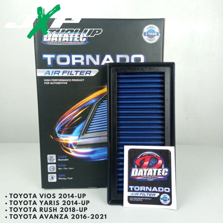 Engine Air Intake Filter For Toyota Vios Yaris Rush Avanza Datatec ...