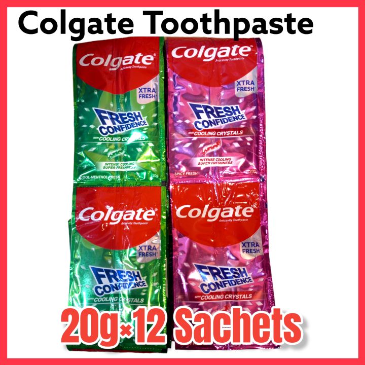 Colgate Extra Fresh Toothpaste 20g×12sachets BY MHERS | Lazada PH
