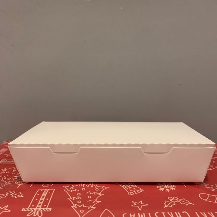 Spaghetti Box Paper Laminated White By 50’s pcs | Lazada PH