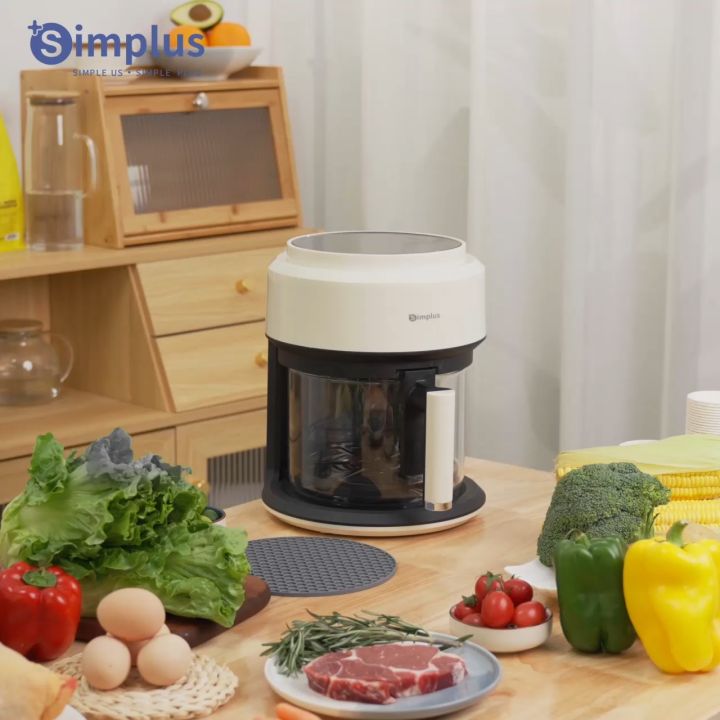 Inssa×Simplus Air Fryer New Home Panoramic Window 3.5L Capacity Touch ...