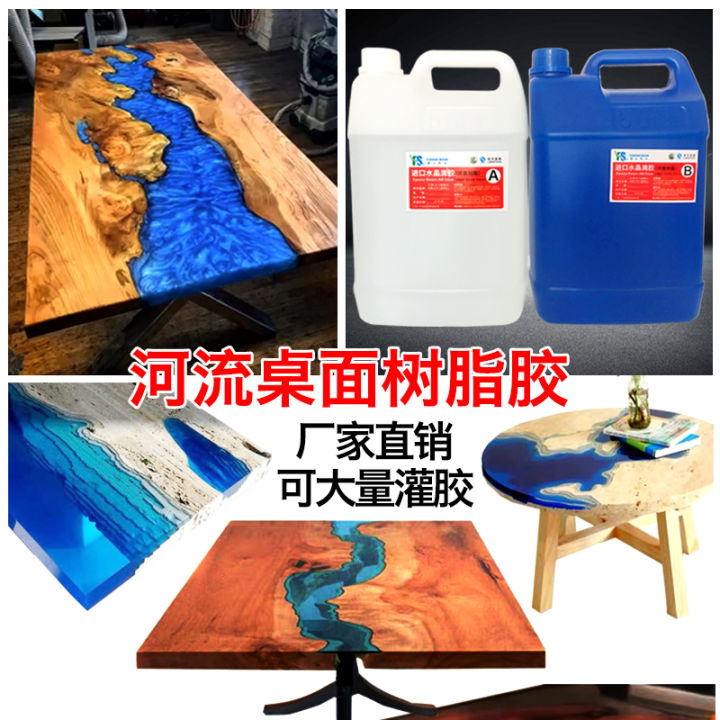 River Table Resin Adhesive Epoxy Resin Transparent AB Glue Large ...