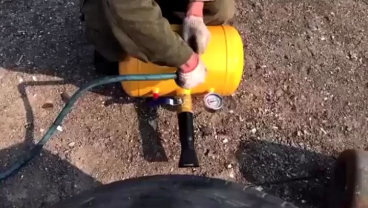 20 Liter Tyre Air Blaster Tank 5 Gallon Tire Bead Booster Tank Tayar ...