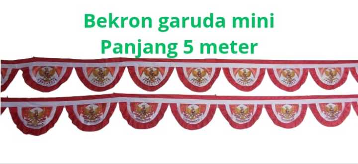 bekron merah putih/bekron mini/bendera bekron/ | Lazada Indonesia
