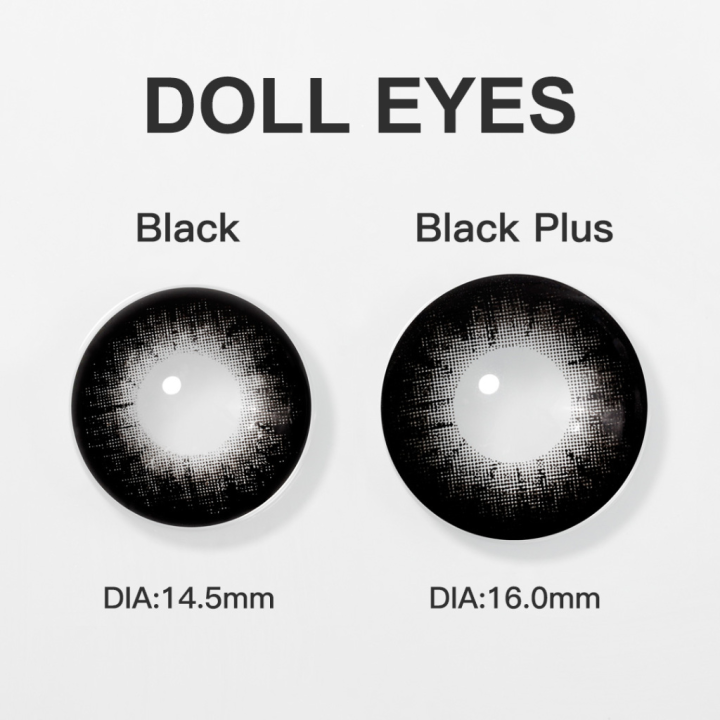 【0.00~-6.00】Magister Softlens Minus Big Eyes 14.5mm Mata Lensa Kontak 1 ...