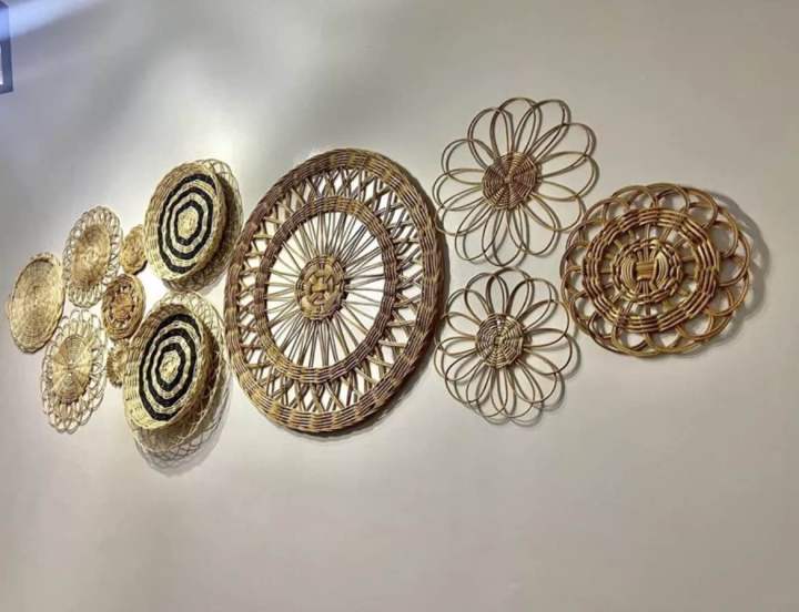 Rattan Wall Decor SET Accent | Boho | Minimalist | Nordic ...