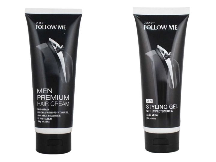 FOLLOW ME MEN PREMIUM HAIR CREAM & STYLING GEL 200g | Lazada