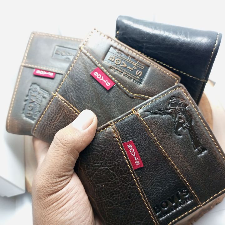 DOMPET PRIA KULIT GAYA VERTICAL ANTIK,DOMPET KULIT | Lazada Indonesia