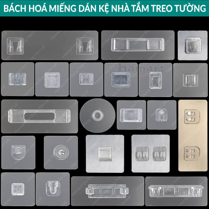 Miếng Dán Kệ Nhà Tắm Treo Tường Hamart 10 Mẫu Dán Dự Phòng Oenon Ecoco ...