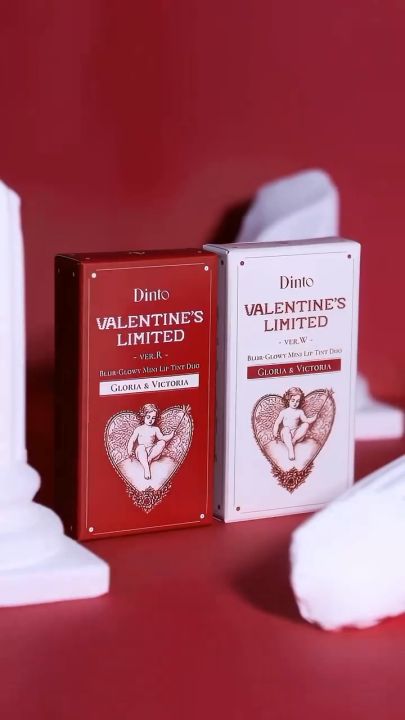 Dinto : Valentine's Limited Blur-Glowy Mini Lip Tint Duo | Lazada.co.th