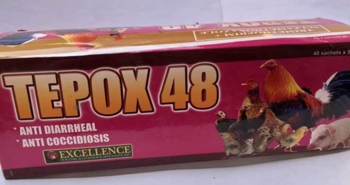 Excellence Tepox 48 – Anti Diarrheal + Prevention of Coccidiosis 5g ...