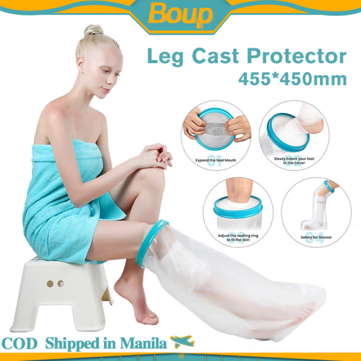 Adult Leg Cast Bandage Waterproof Protector Cover Reusable Covers for ...