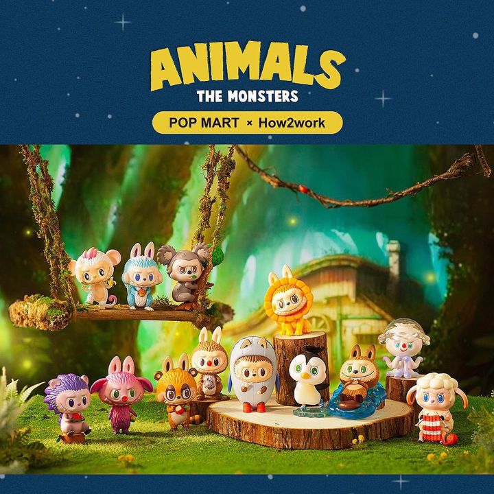 ลุ้น1ตัว🐨 Labubu The Monsters Animals Series Blind Box by Pop Mart x ...