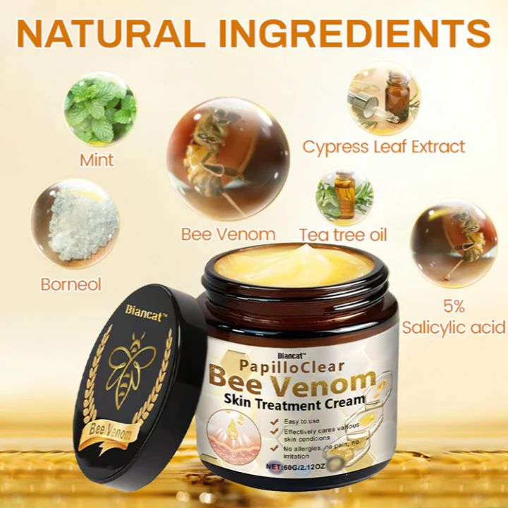 Herbal Skin Care Cream Gentle Cleansing Bee Venom Lightening Smoothing ...