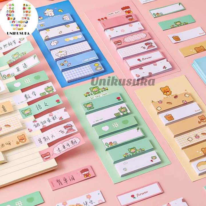 [UNIKUSUKA] Stick marker / Sticky note / Sticky notes / pembatas buku ...