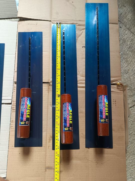 Reskam baja plat biru alat plaster aci tembok 45 cm tebal 0,5 mm ...