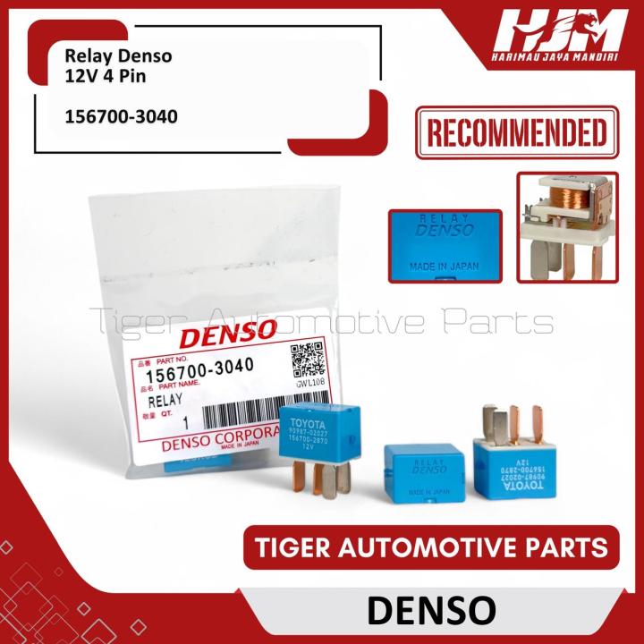 RELAY BIRU 12V KAKI 4 PIN DENSO - RILEY AC UNIVERSAL AVANZA XENIA JAZZ ...