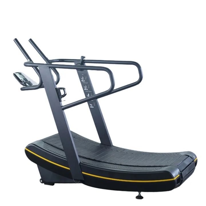 Fitness Curved Treadmill, Air Runner, Non-Electric Motorized Treadmill with Resistance ...
