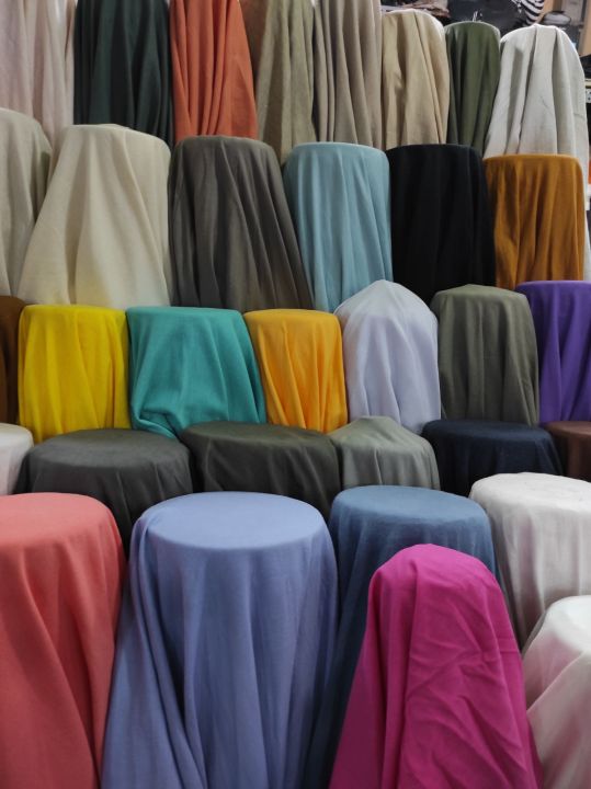 Kain Bahan Katun Pure 100% Linen Premium / Bahan Cotton Linen (Harga 0 ...