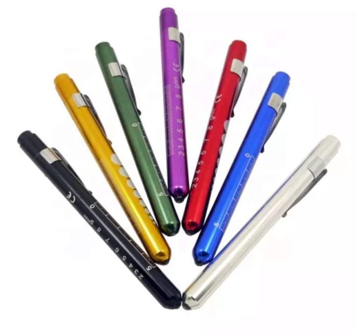 Medical Penlight (WHITE LIGHT) with Pupil Gauge for Nurses and Doctors ...