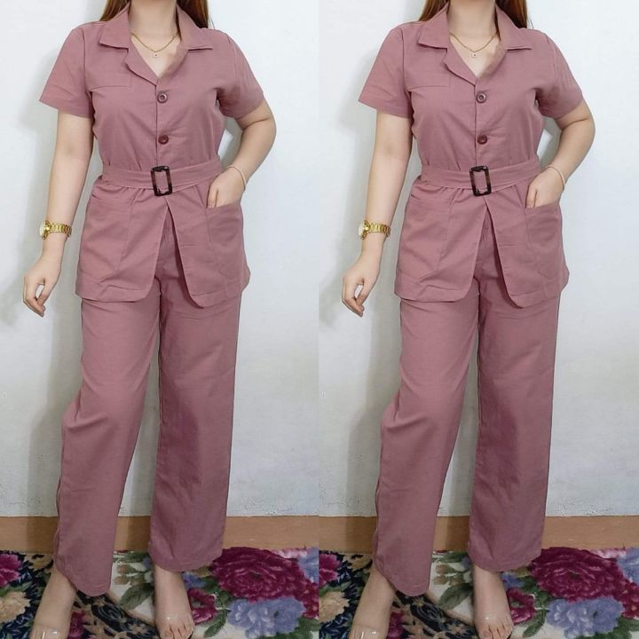 QUEEN TERNO PANTS ( FREESIZE L - SEMI XL ) | Lazada PH