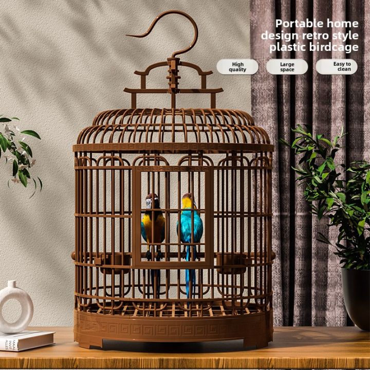 MENGMIAN | Outdoor Wooden Style Bird Cage for Parrots | Lazada Singapore