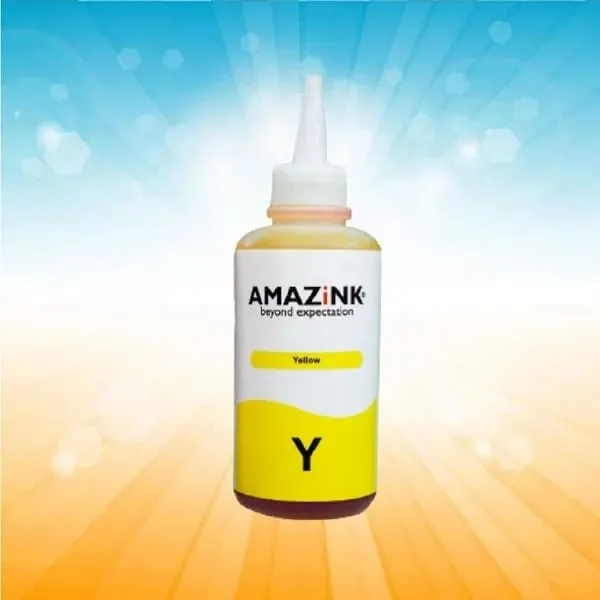 Tinta Printer Sublim epson 003, 100 ml warna YELLOW Amazink Tinta ...