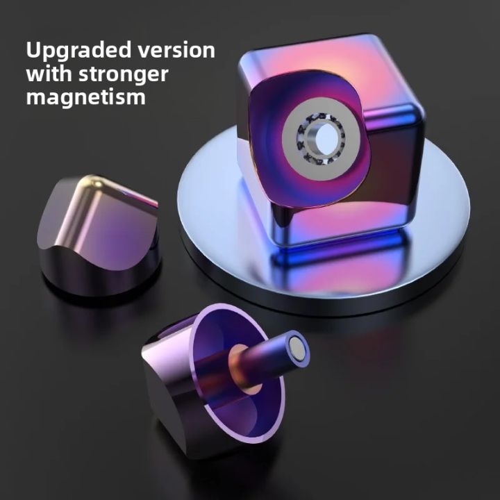 Desktop Rotating Stress Relief Toy Magic Cube Top Spinners Chinese ...